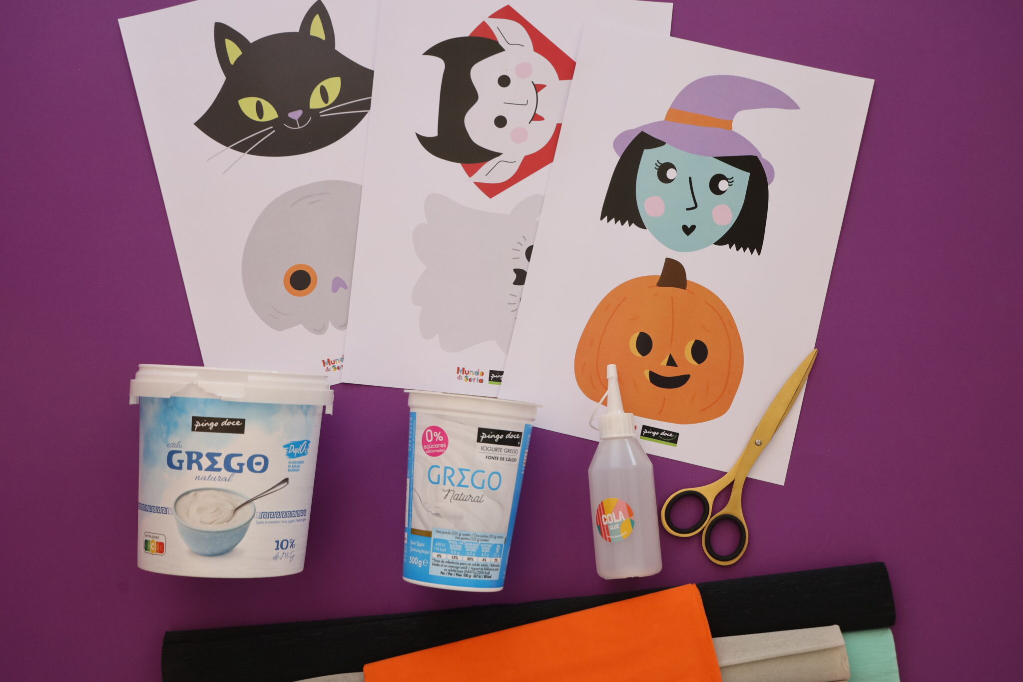 Decoração de Balde para os doces de Halloween - DIY | Mundo de Sofia